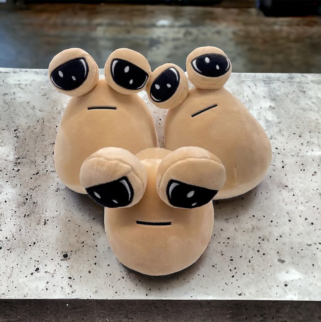 22cm My Pet Alien Pou Plush Toy Emotion Alien Plushie Stuffed Animal ...