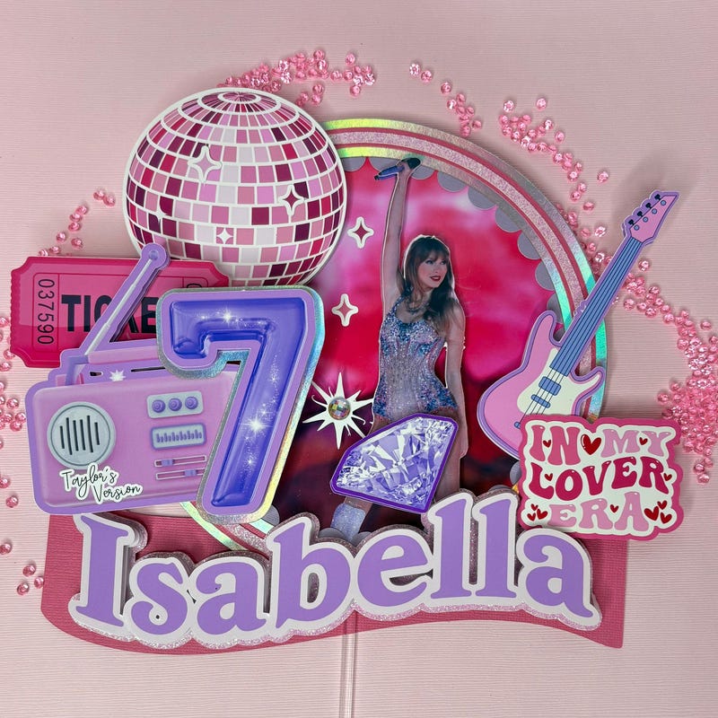 Eras Tour Cake Topper - Etsy