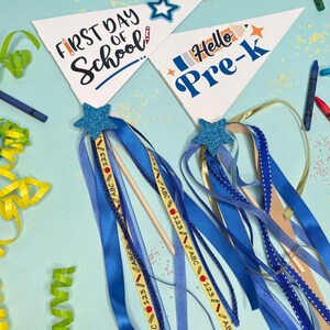 First Day of School Pennant Flag , Pennant Flag , Back to School ...