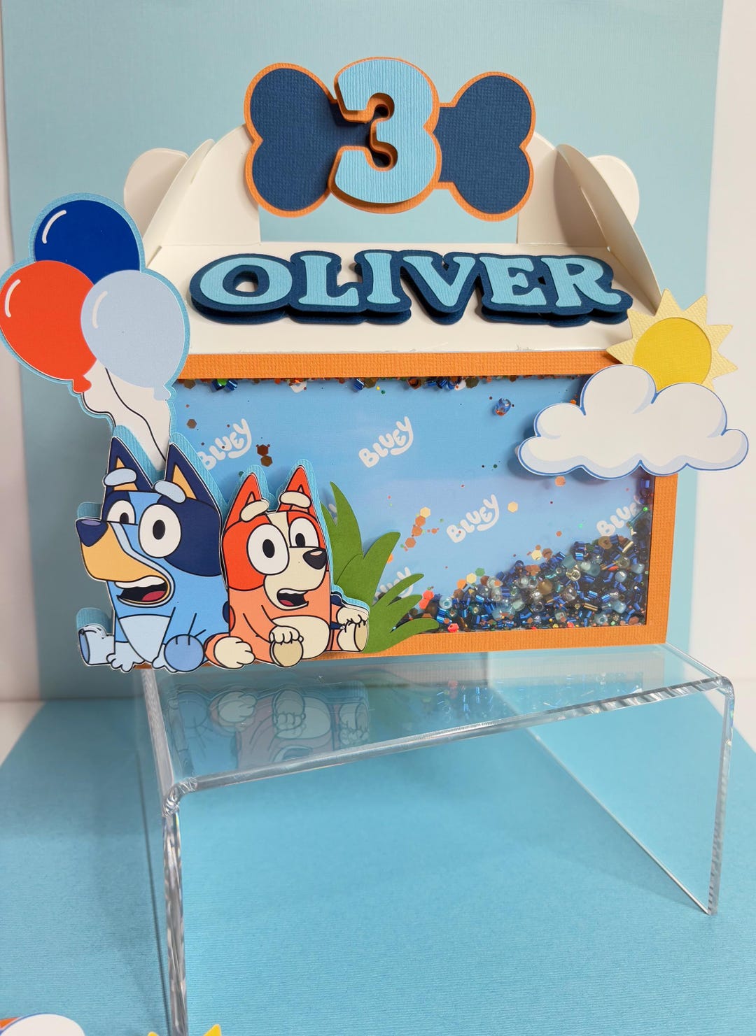 Bluey Treat Box, Favor Boxes, Favor Bags,treat Boxes ,first Birthday ...