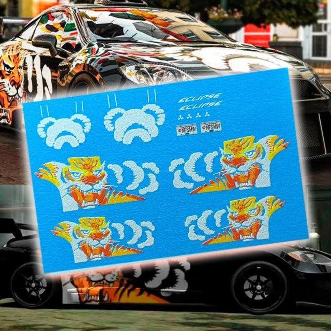 Need for Speed Most Wanted Big Lou's Eclipse White Toner Waterslide ...