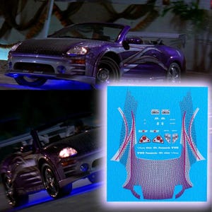 1/64 Roman's Eclipse Fast&furious Waterslide Decals for 1:64 Scale - Etsy