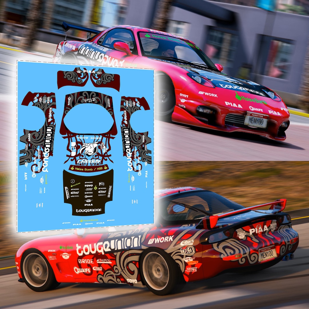 Need for Speed Prostreet Mazda RX7 Aki Kimura Drift King Waterslide ...