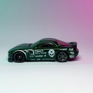 1/64 and 1/24 Need for Speed Prostreet Mazda Rx7 FD Waterslide Decals ...