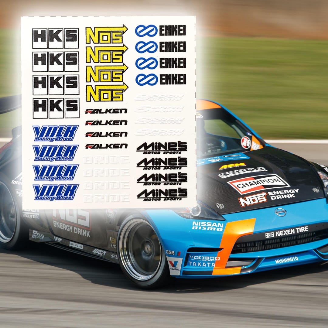 1/64 Tuners/muscle Cars/euro Racing Sponsors & Perfomance Sets ...