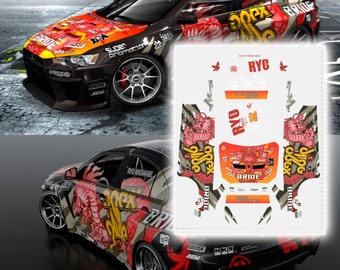 Need for Speed Most Wanted Cross' Corvette Waterslide Decals 1:64 for ...