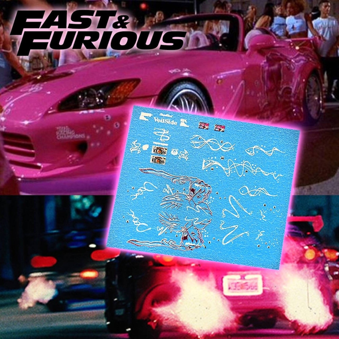 1/64 1/24 1/18 Fast&furious Suki S2000 Johnny Tran S2000 Waterslide ...