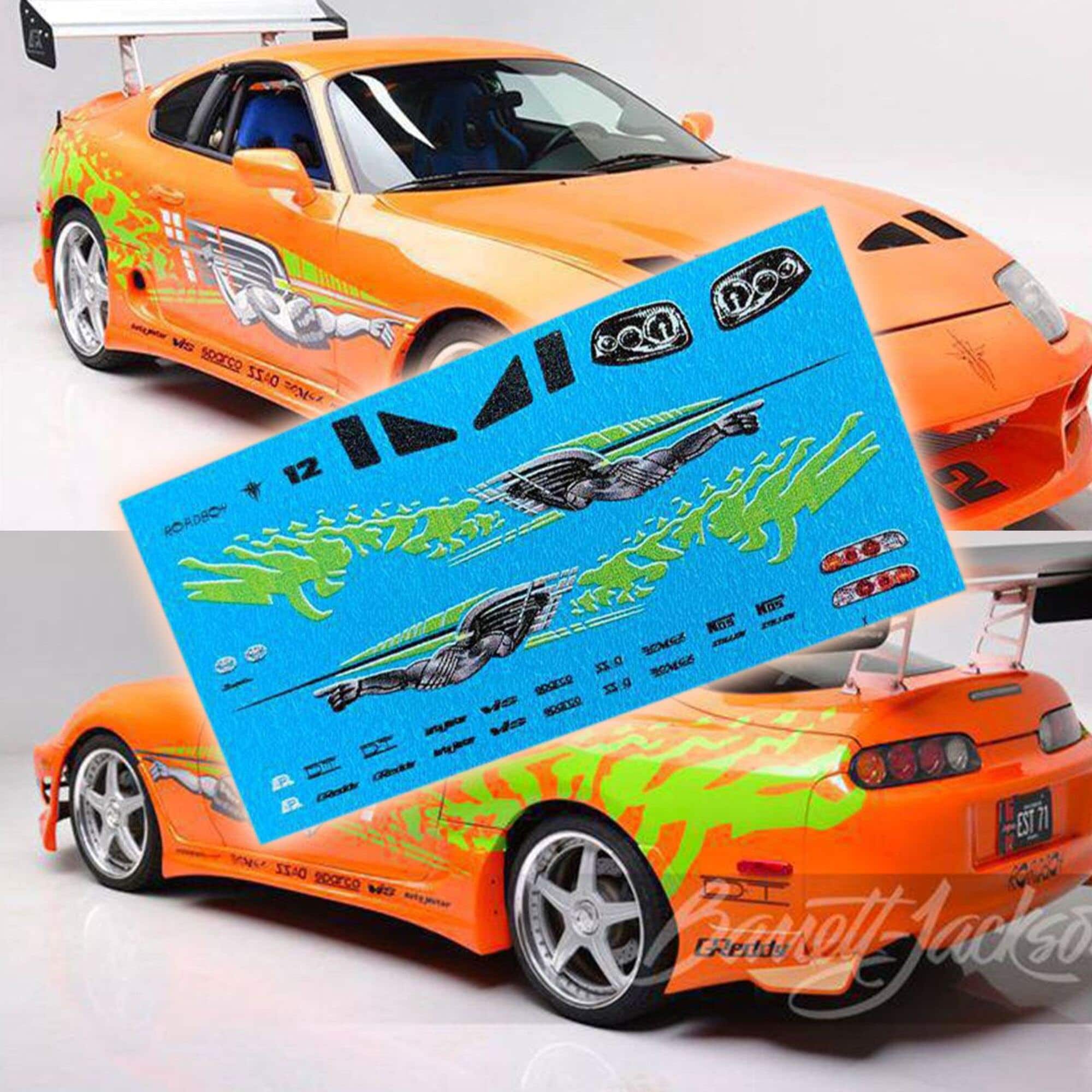 Fast Furious Supra Decals