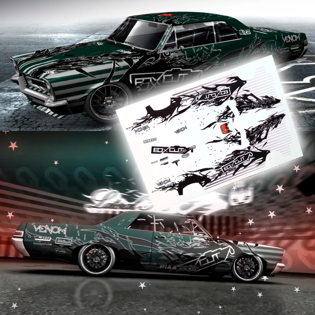 NFS Prostreet Nate Denver Pontiac GTO Waterslide Decals for 1:64 HW - Etsy