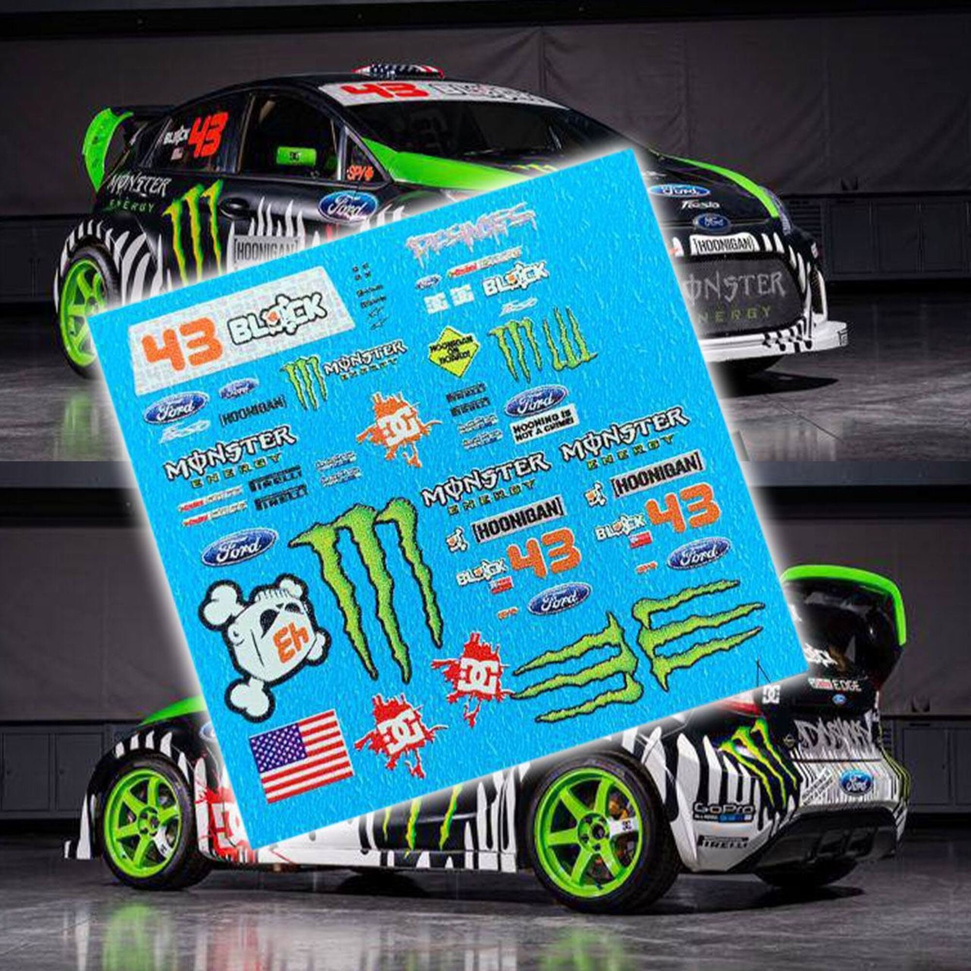 Hoonigan Ken Block's Fiesta Waterslide Decals 1:64 Hot Wheels - Etsy