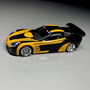 Need for Speed Most Wanted Intro Cross' Corvette White Toner Waterslide ...