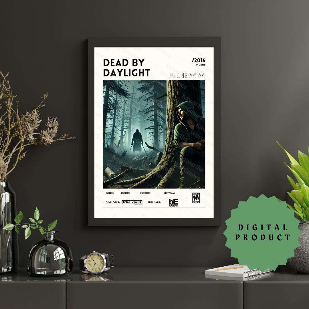 Dead by Daylight: Poster, Wall Art, Video Game Print, High Resolution ...