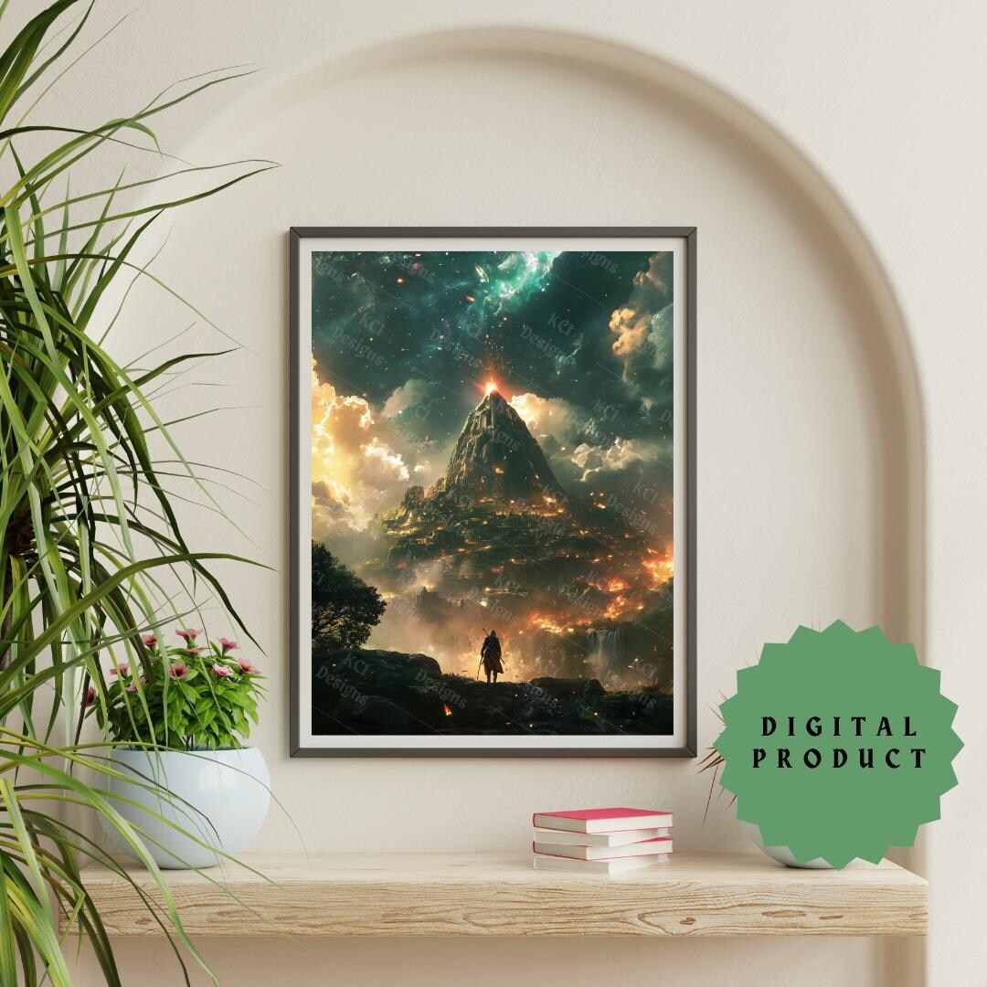 Legend of Zelda Game Art Poster: Gamer Decor, Video Game Print, High ...