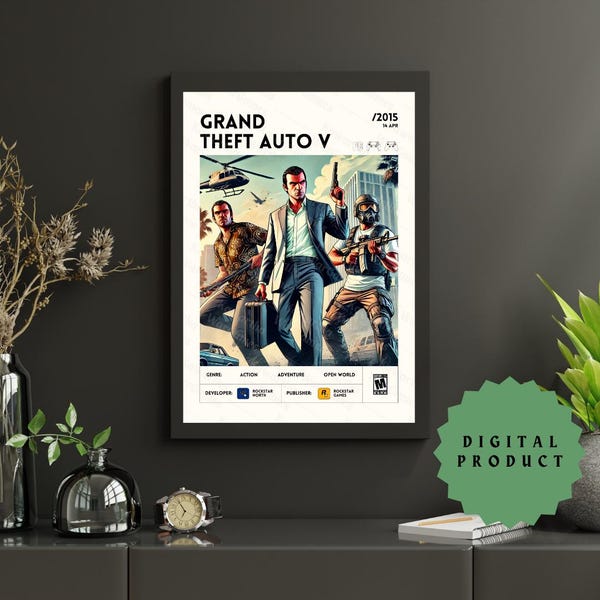 Gta V Posters - Etsy