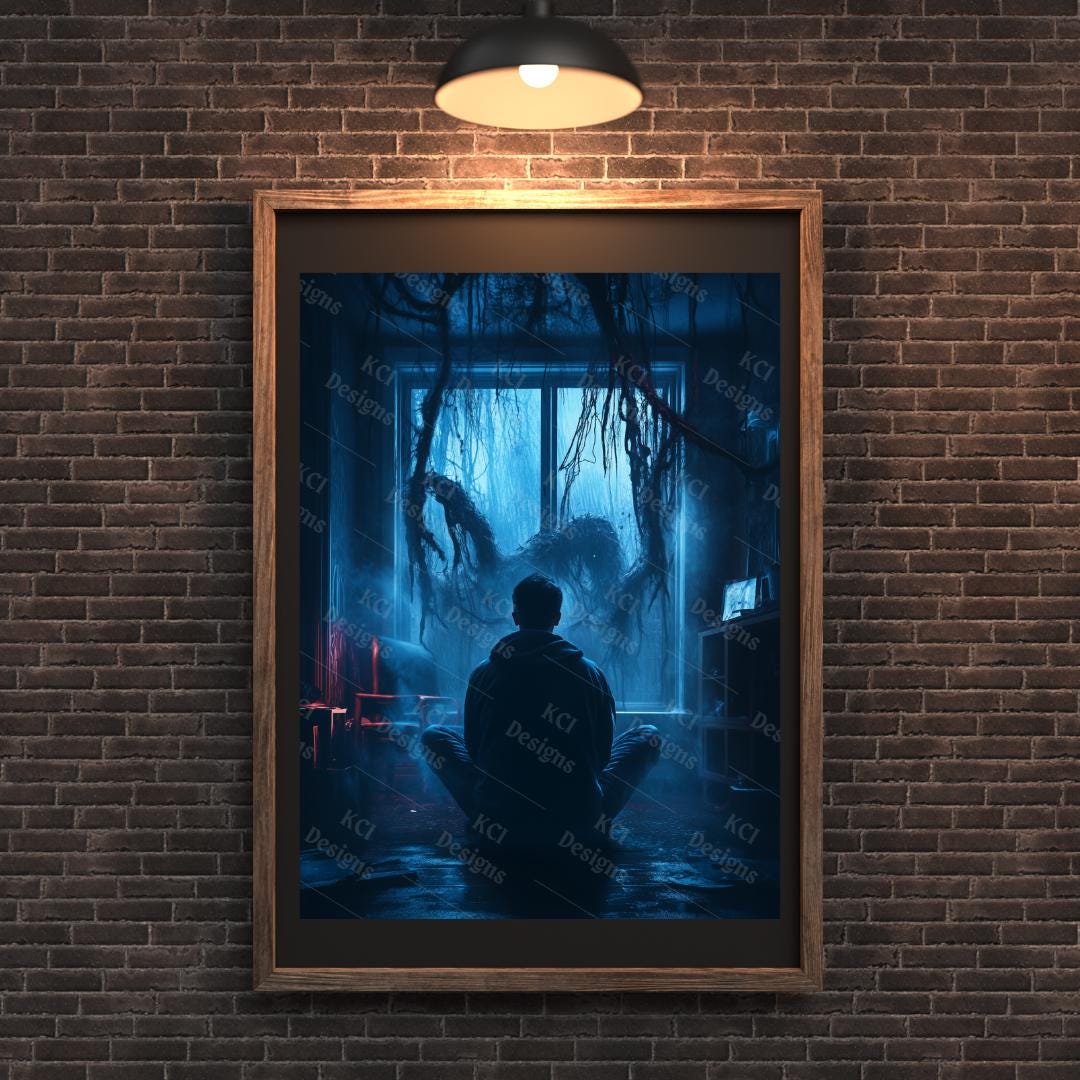 Phasmophobia Printed Gamer Decor Poster, Wall Art, Video Game Print ...