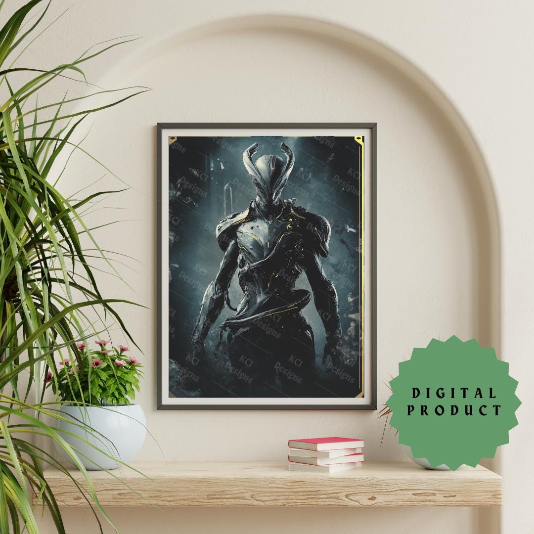 Warframe Game Art Poster: Gamer Decor, Video Game Print, High ...