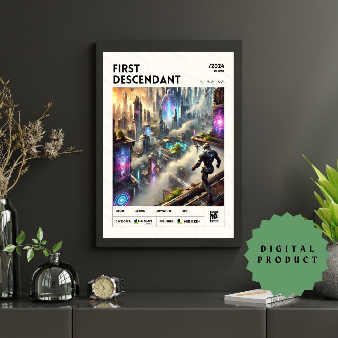 First Descendant: Poster, Wall Art, Video Game Print, High Resolution ...