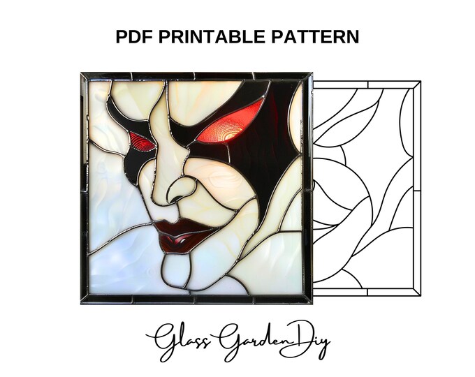 Essential Goth Stained Glass Patterns Three Patterns in One Bundle ...
