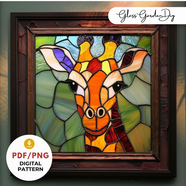 Stained Glass Giraffe - Etsy