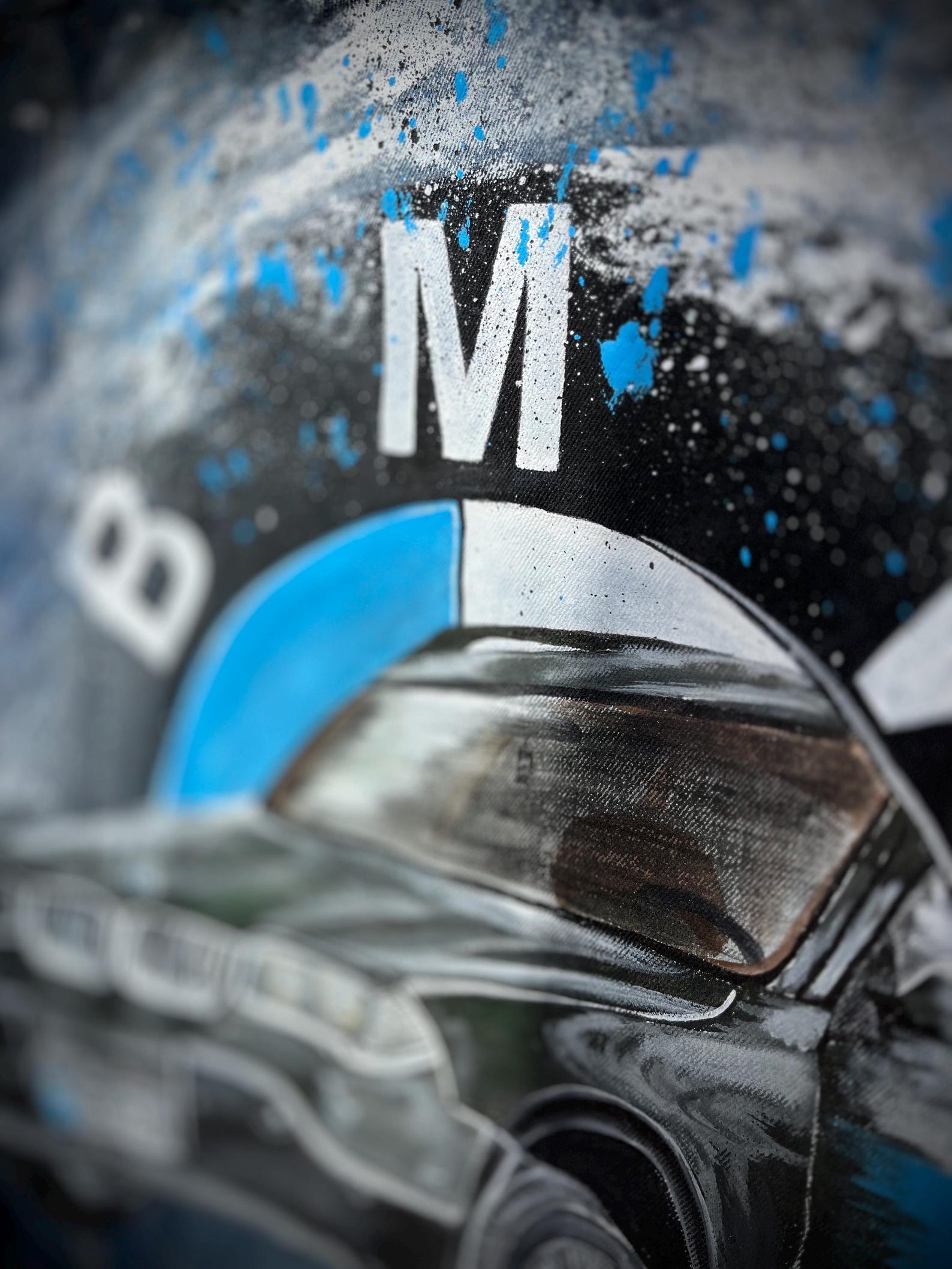 Custom Hand-painted Denim Jacket: BMW Car Enthusiast Gift - Etsy