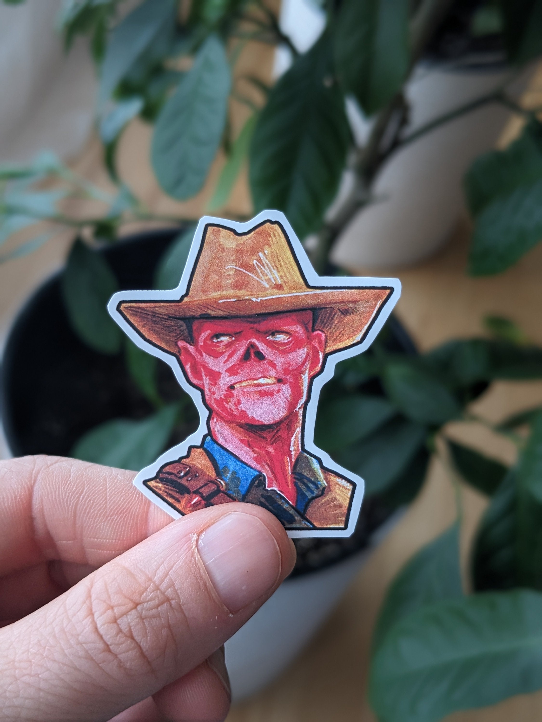 Sticker Cooper Howard the Ghoul FALLOUT - Etsy