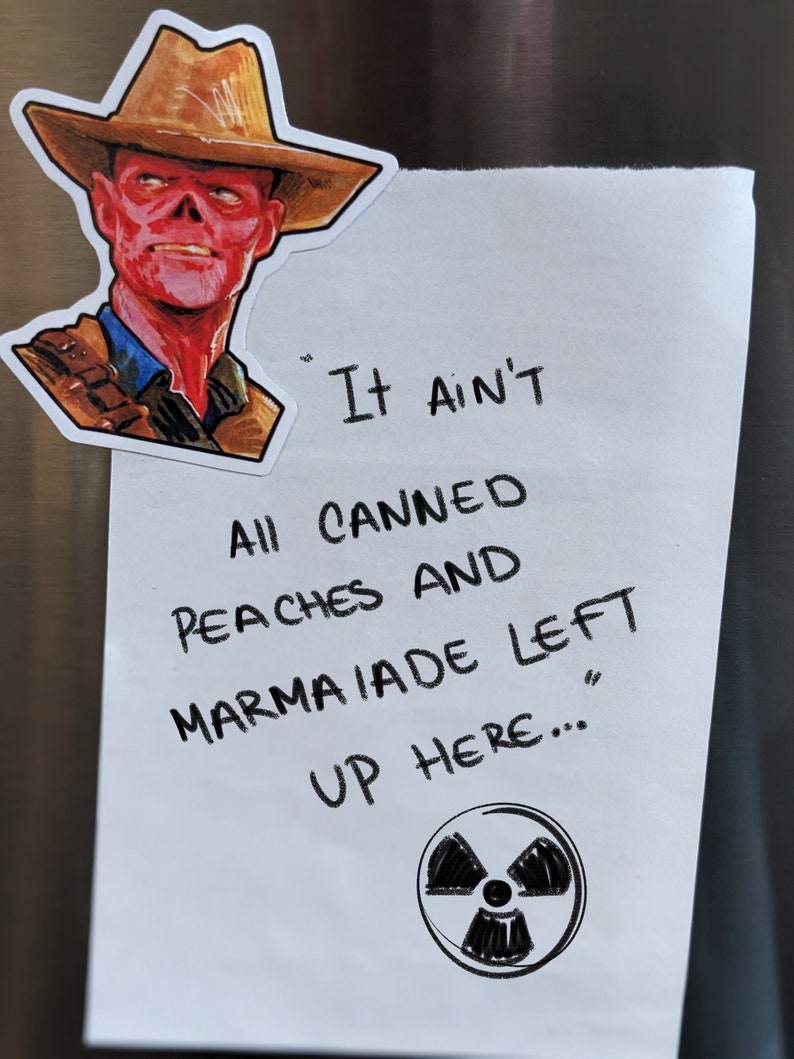 Fridge Magnet Cooper Howard the Ghoul FALLOUT - Etsy