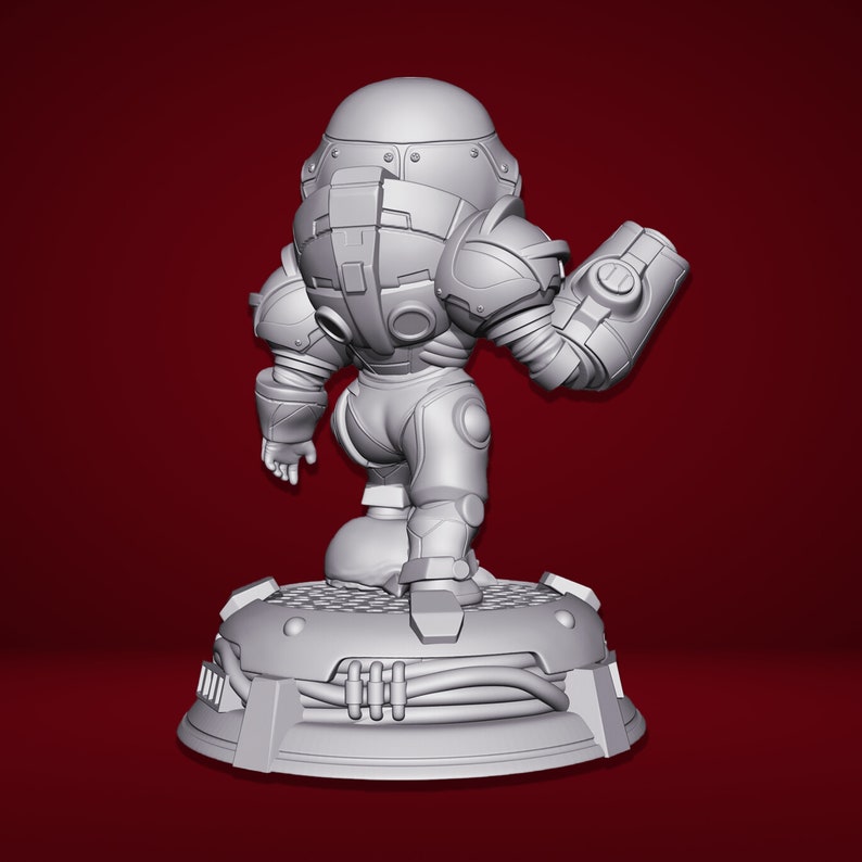 Samus Metroid STL, Metroid 3D Model, Metroid 3D Print Files, Samus ...