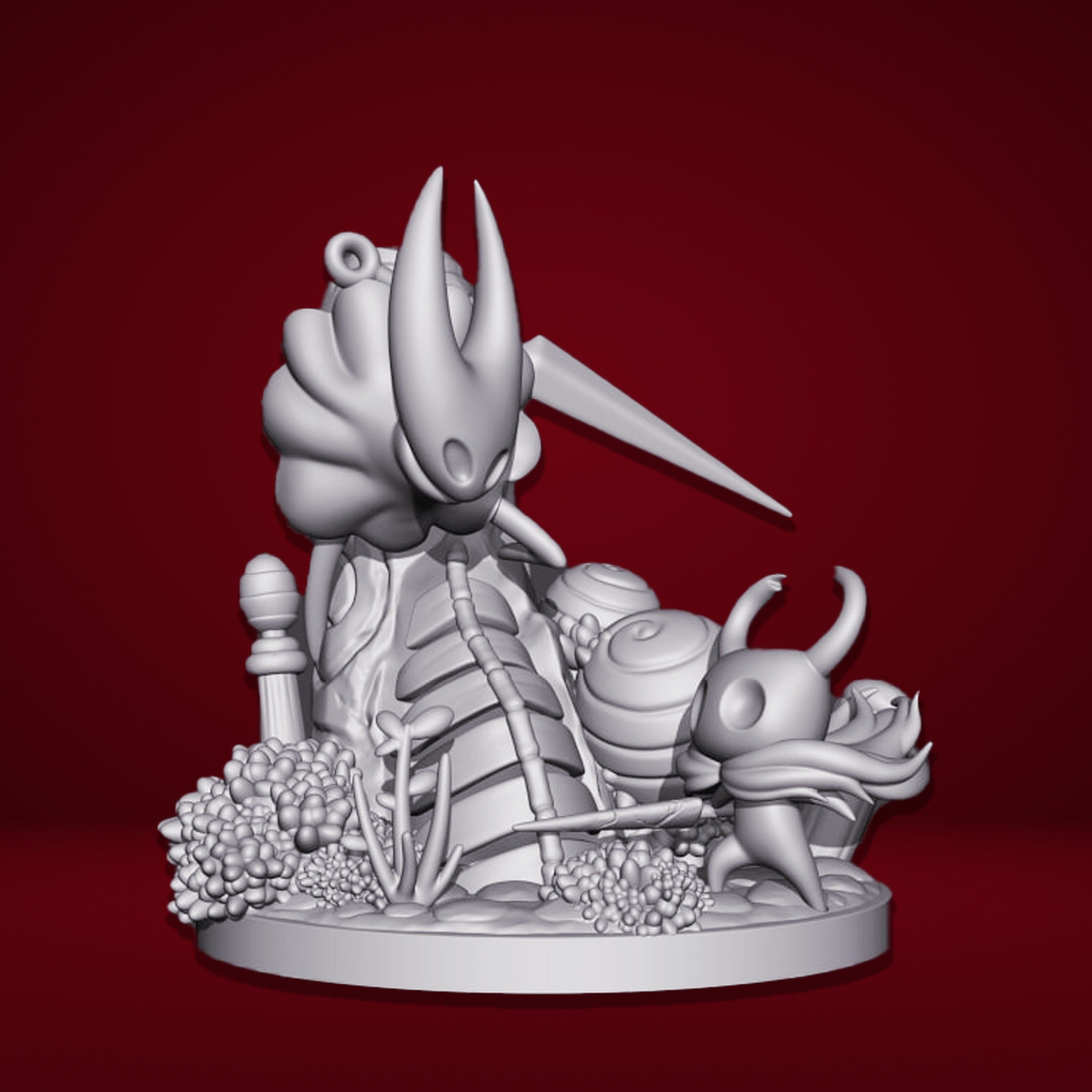 Knight and Hornet Hollow Knight STL, Hollow Knight 3D Model, Hollow ...