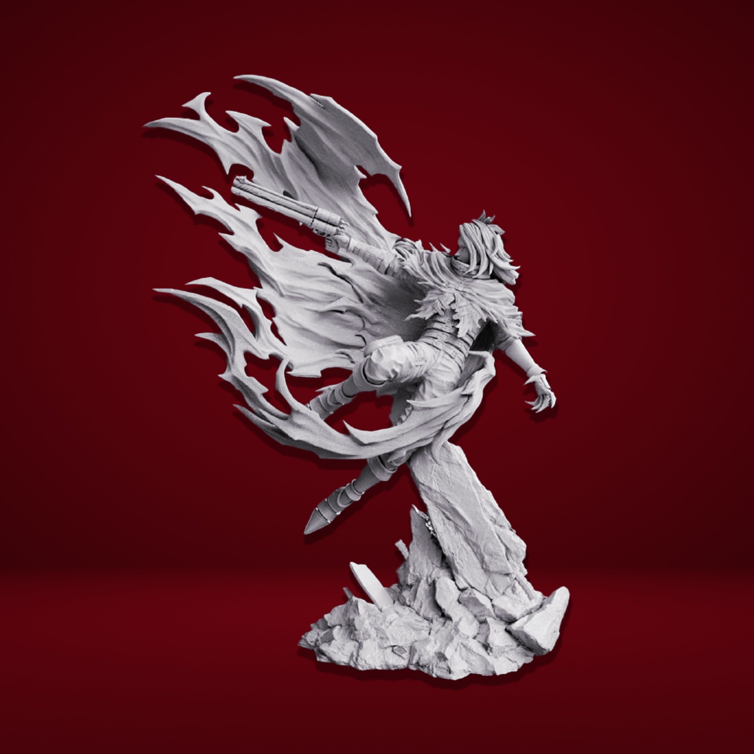 Vincent Final Fantasy STL Vincent 3D Model Vincent 3D - Etsy