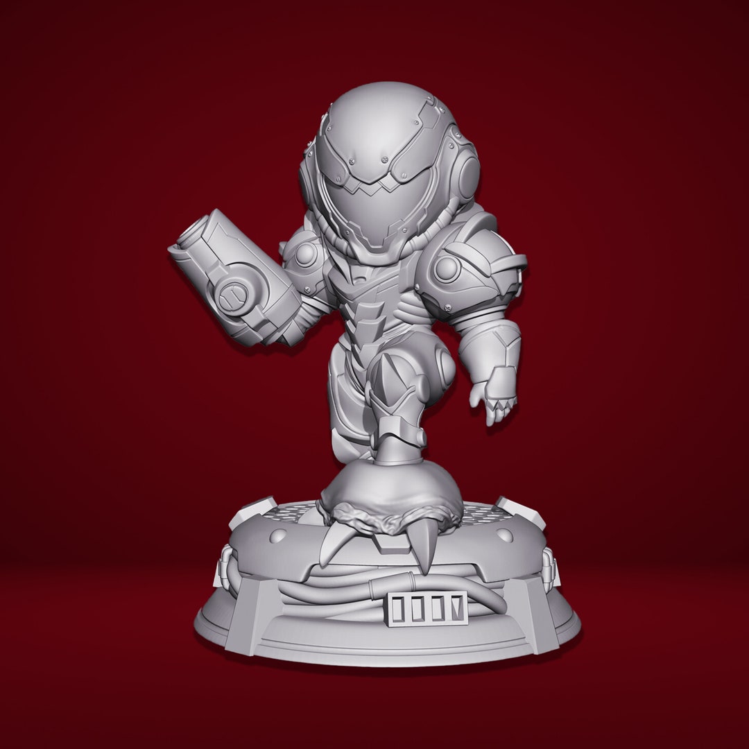 Samus Metroid STL, Metroid 3D Model, Metroid 3D Print Files, Samus ...