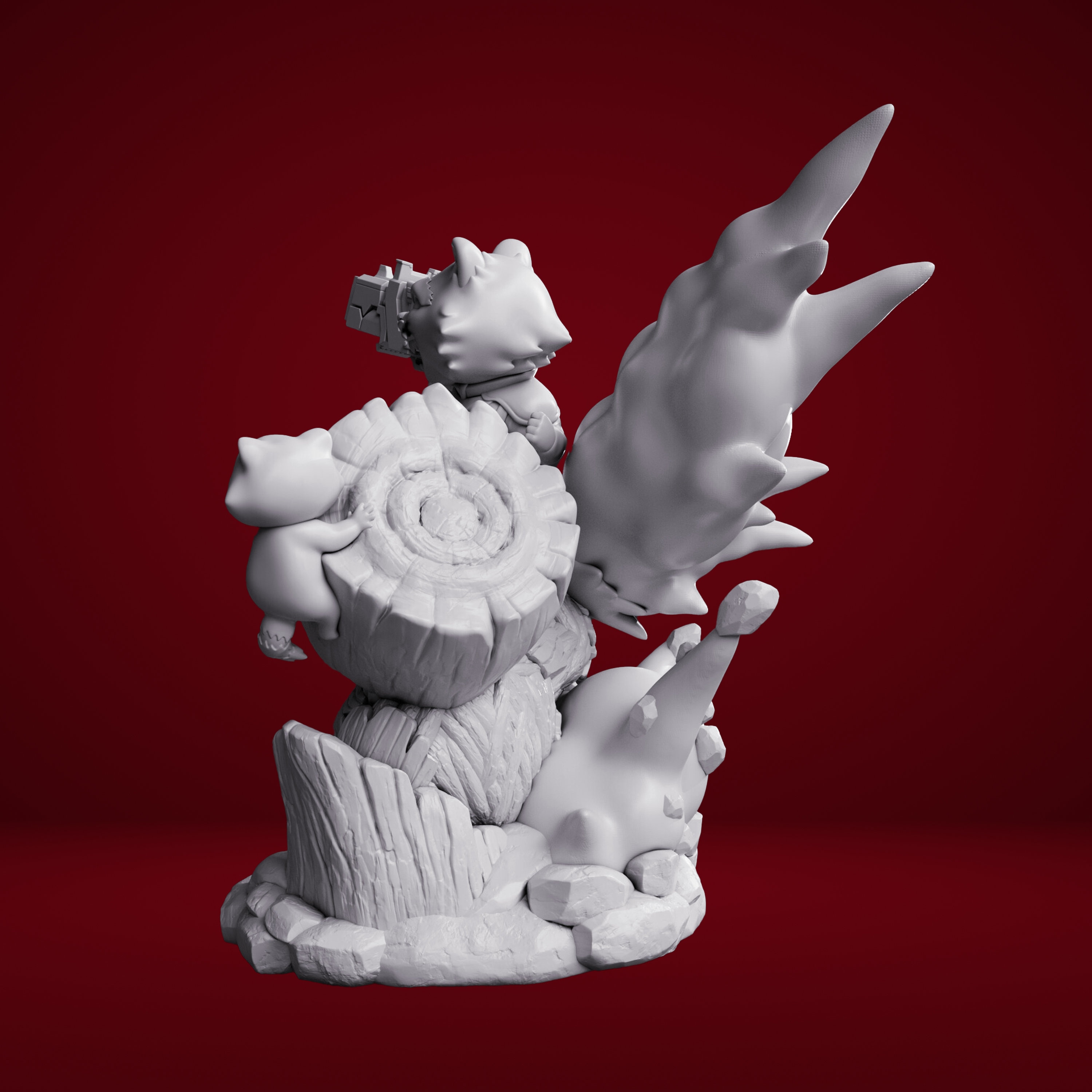 Rocket Guardians of the Galaxy STL, Rocket 3D Model, Rocket 3D Print ...