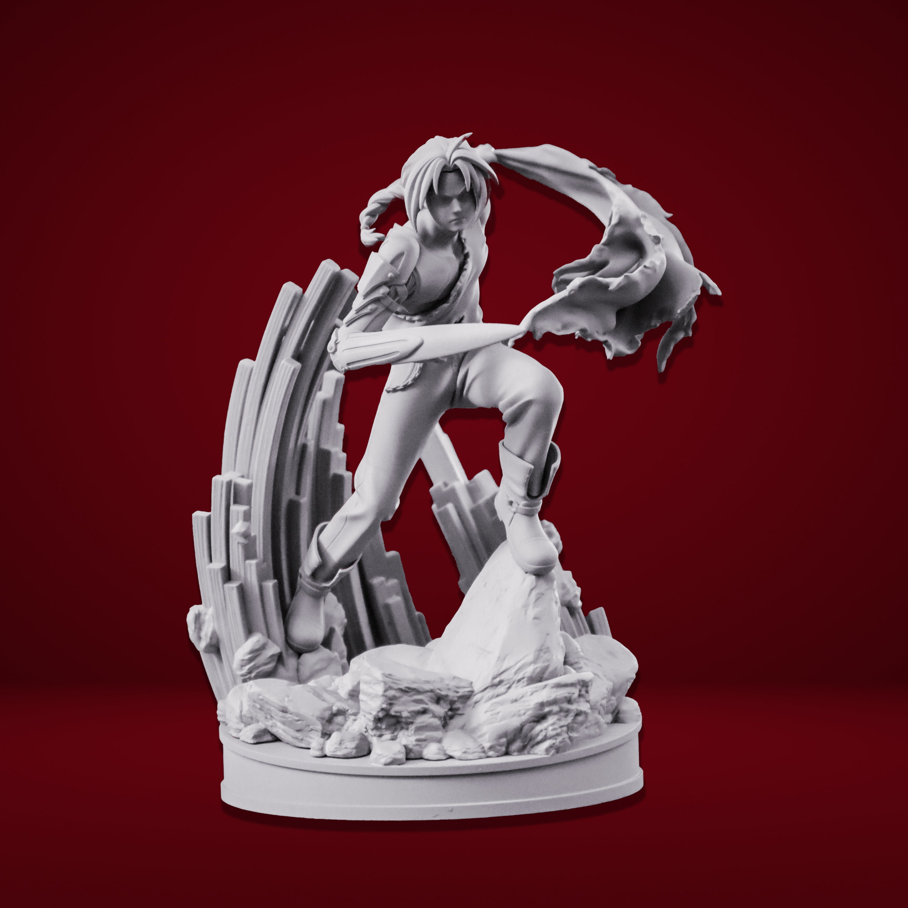 Edward Elric Fullmetal Alchemist STL, Edward Elric 3D Model, Edward 3D ...