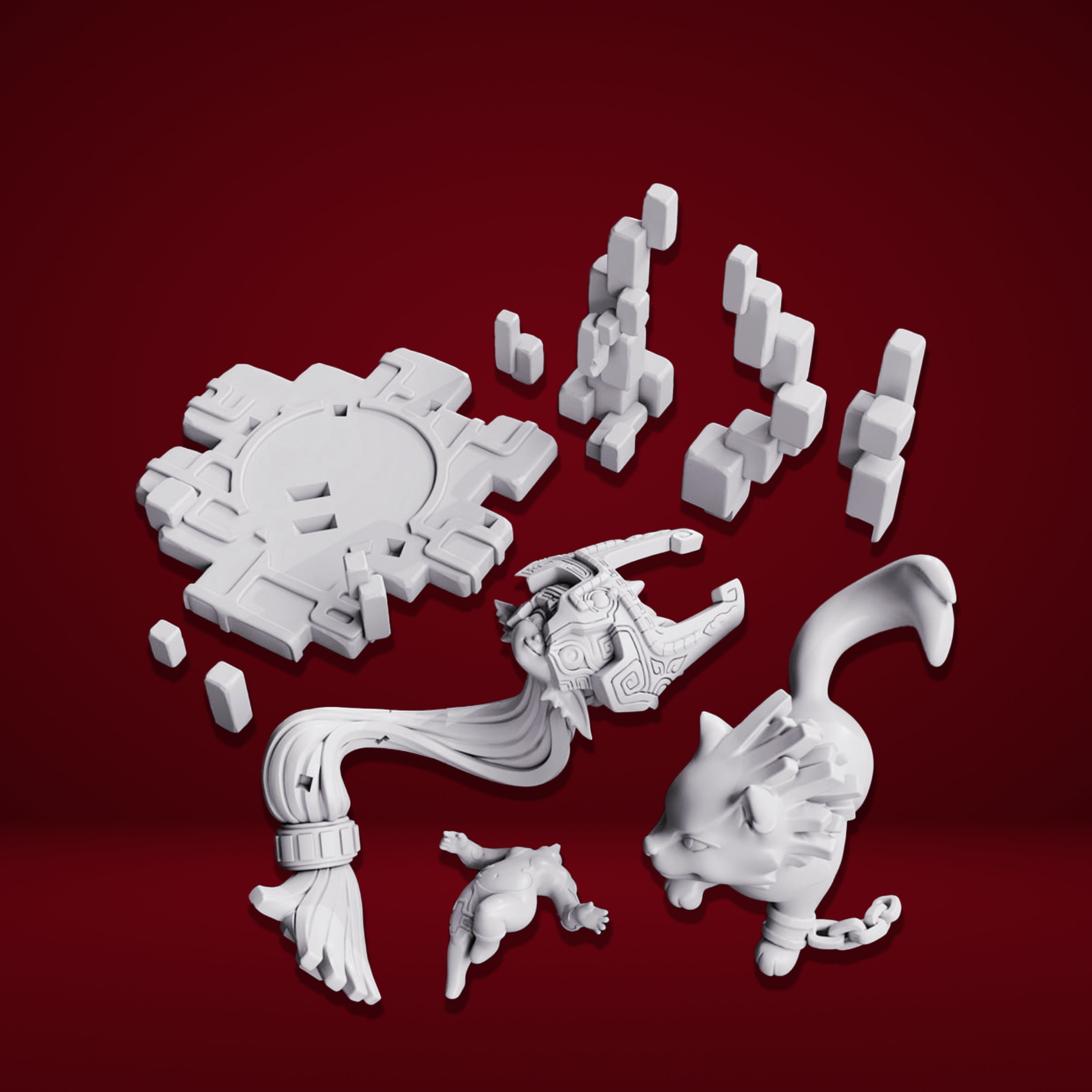 Midna the Legend of Zelda STL, Midna 3D Model, Midna 3D Print Files ...