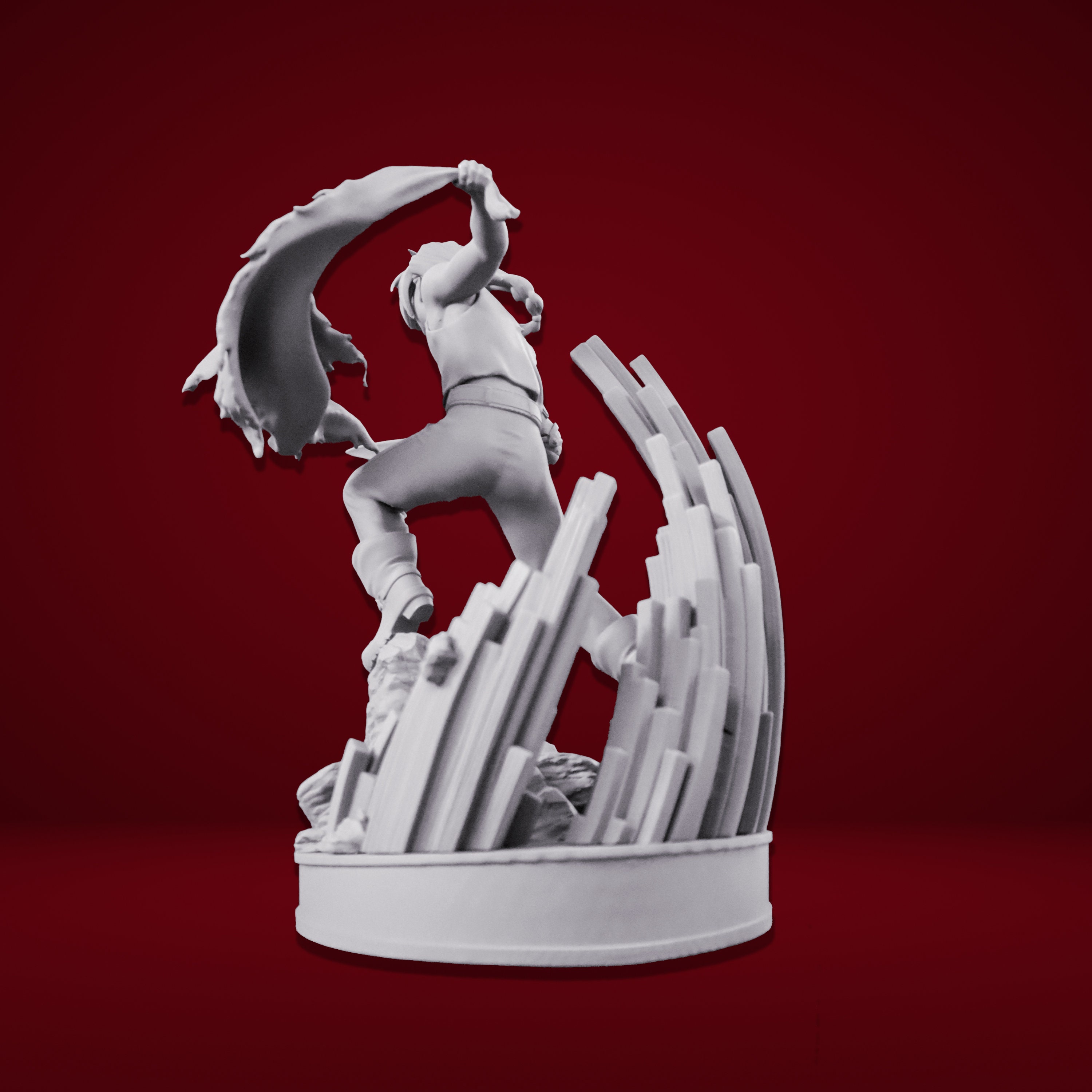 Edward Elric Fullmetal Alchemist STL, Edward Elric 3D Model, Edward 3D ...