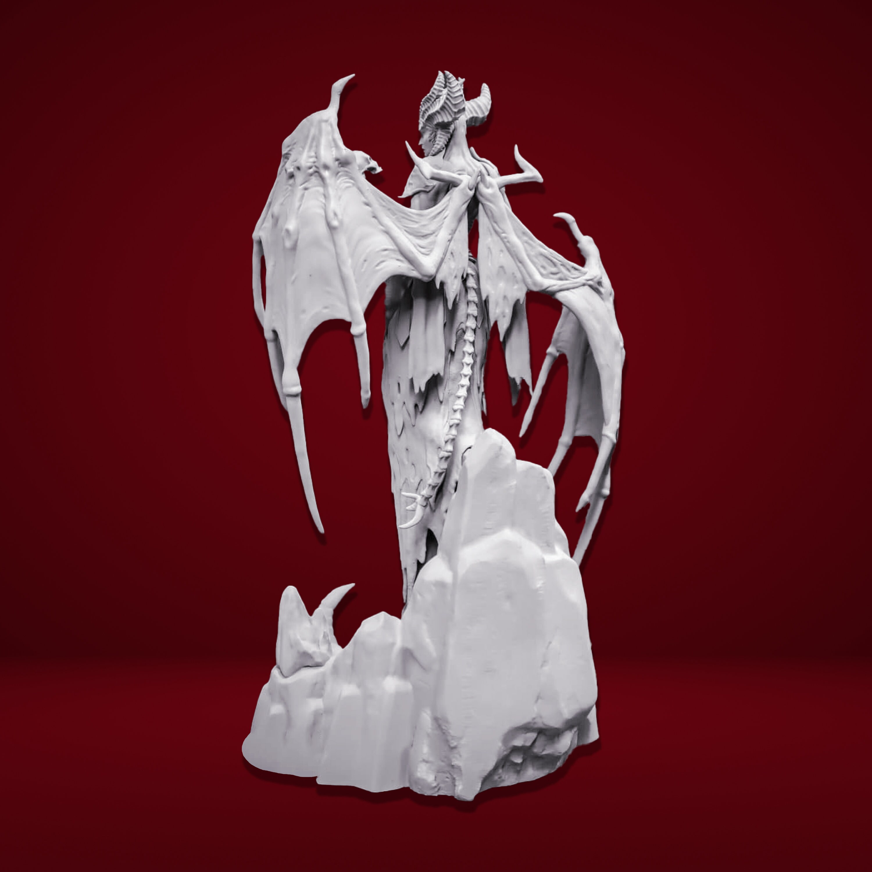 Lilith Diablo STL, Link 3D Model, Lilith 3D Print Files, Diablo Diorama ...