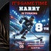 Editable Hockey Birthday Invitation It's Game Time Theme Instant ...