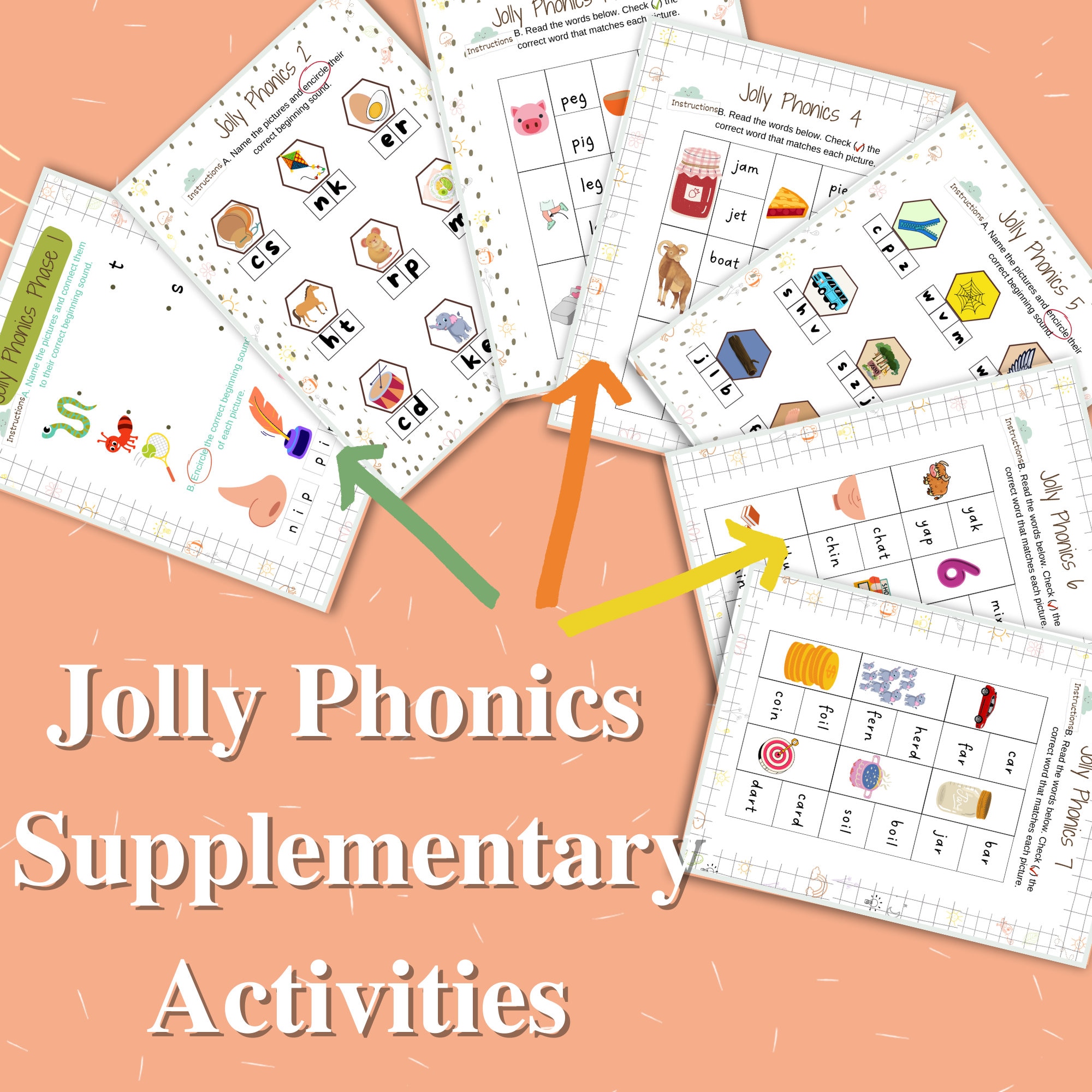 Jolly Phonics Printable Worksheet Children Worksheet Printable ...