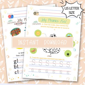 Jolly Phonics Printable Worksheet Children Worksheet Printable ...