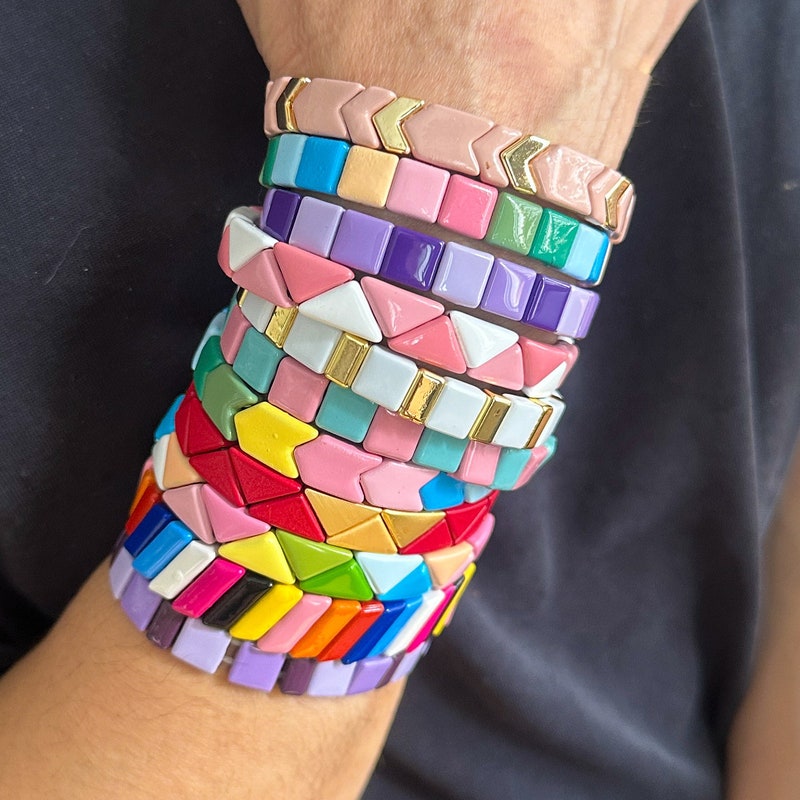Tile Bracelet - Etsy