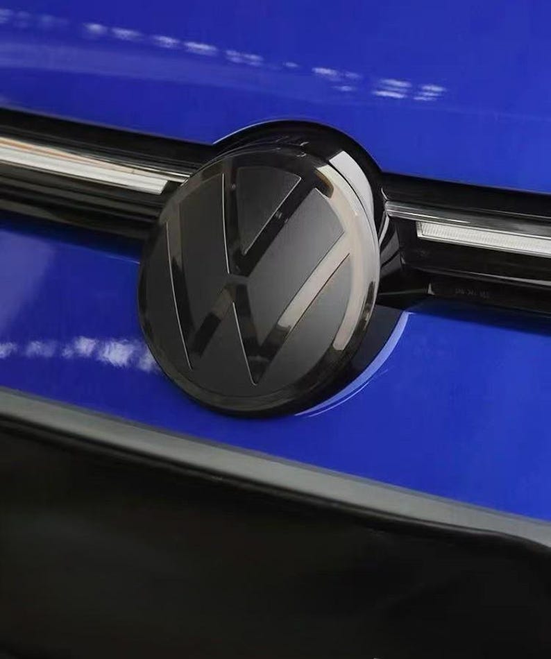 High Quality VW Hatch Grille Rear Black / White / Cover Badge Emblem ...