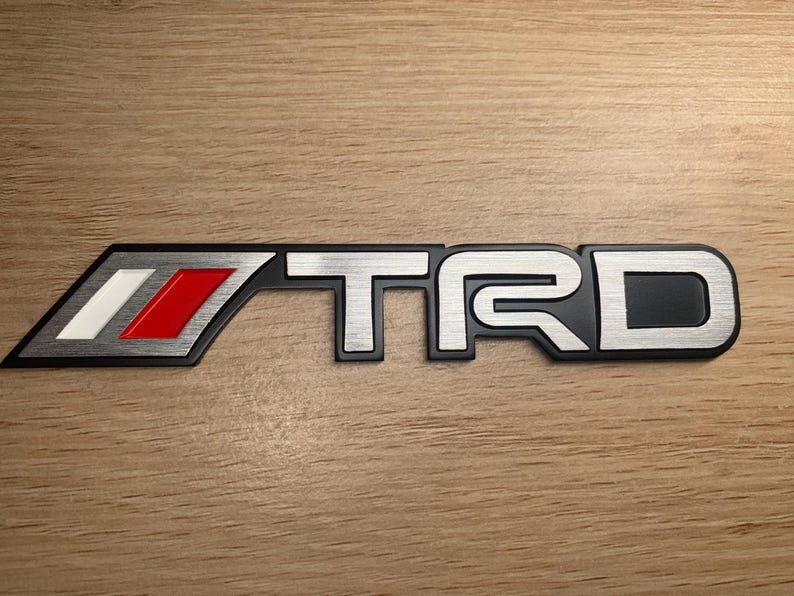 3D High Quality TRD Metal Badge Emblem Sticker Decal for Corolla Camry ...