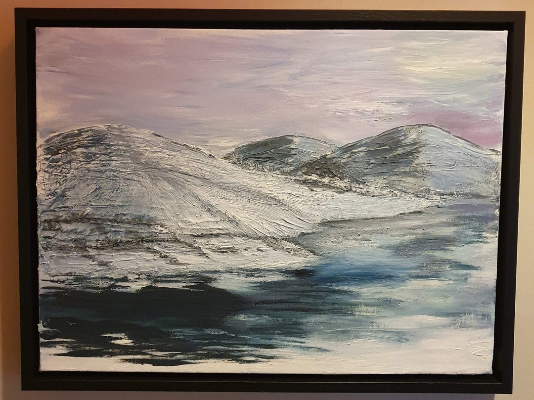 Midwinter Freeze Original Oil Painting - Etsy