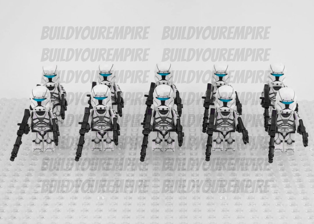Star Wars Republic Clone Commandos White Squad Minifigures Set With ...