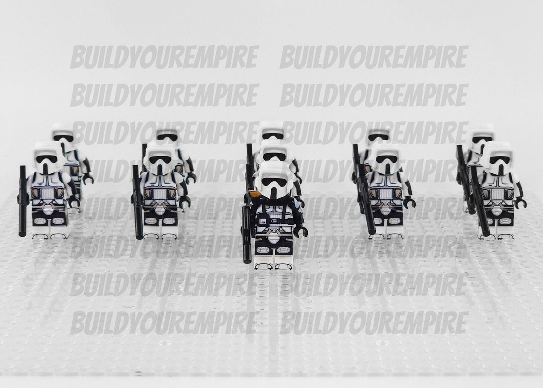 Star Wars Imperial Scout Troopers Scout Commander Minifigure Set With ...