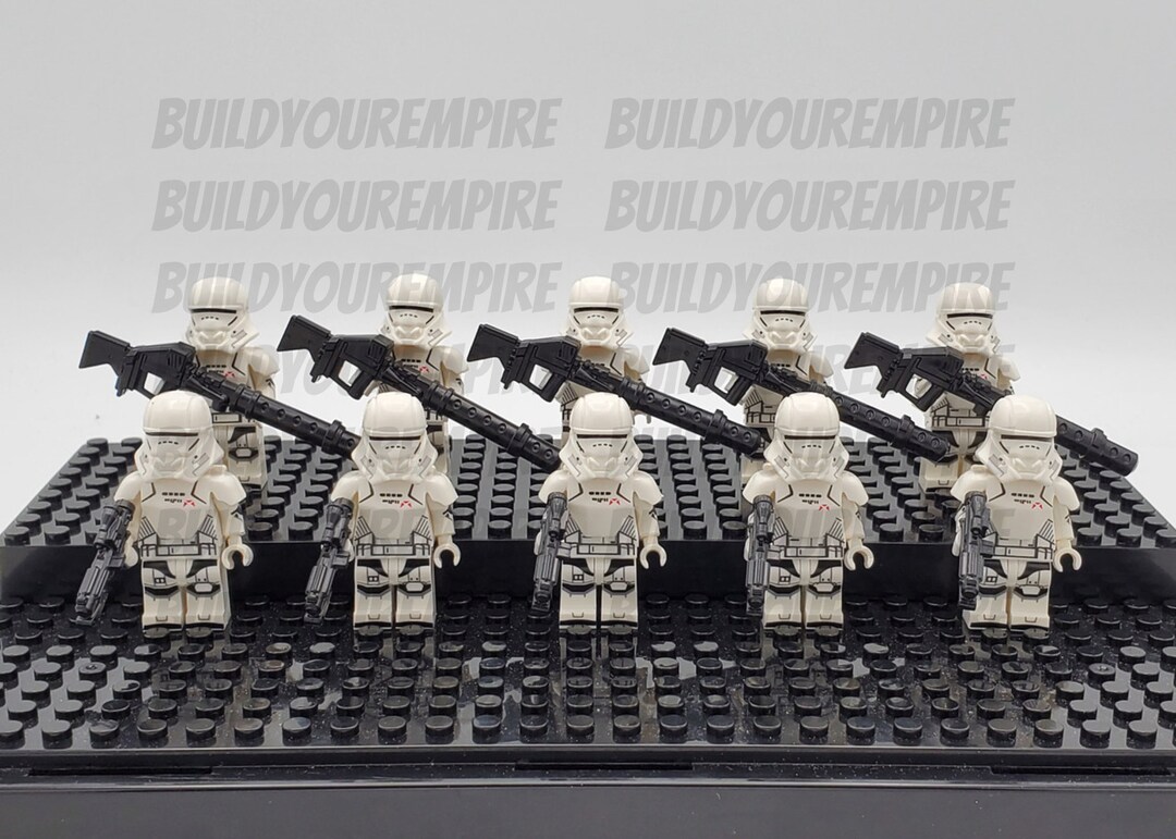 Star Wars First Order Jet Trooper Minifigure Set With Weapons ...