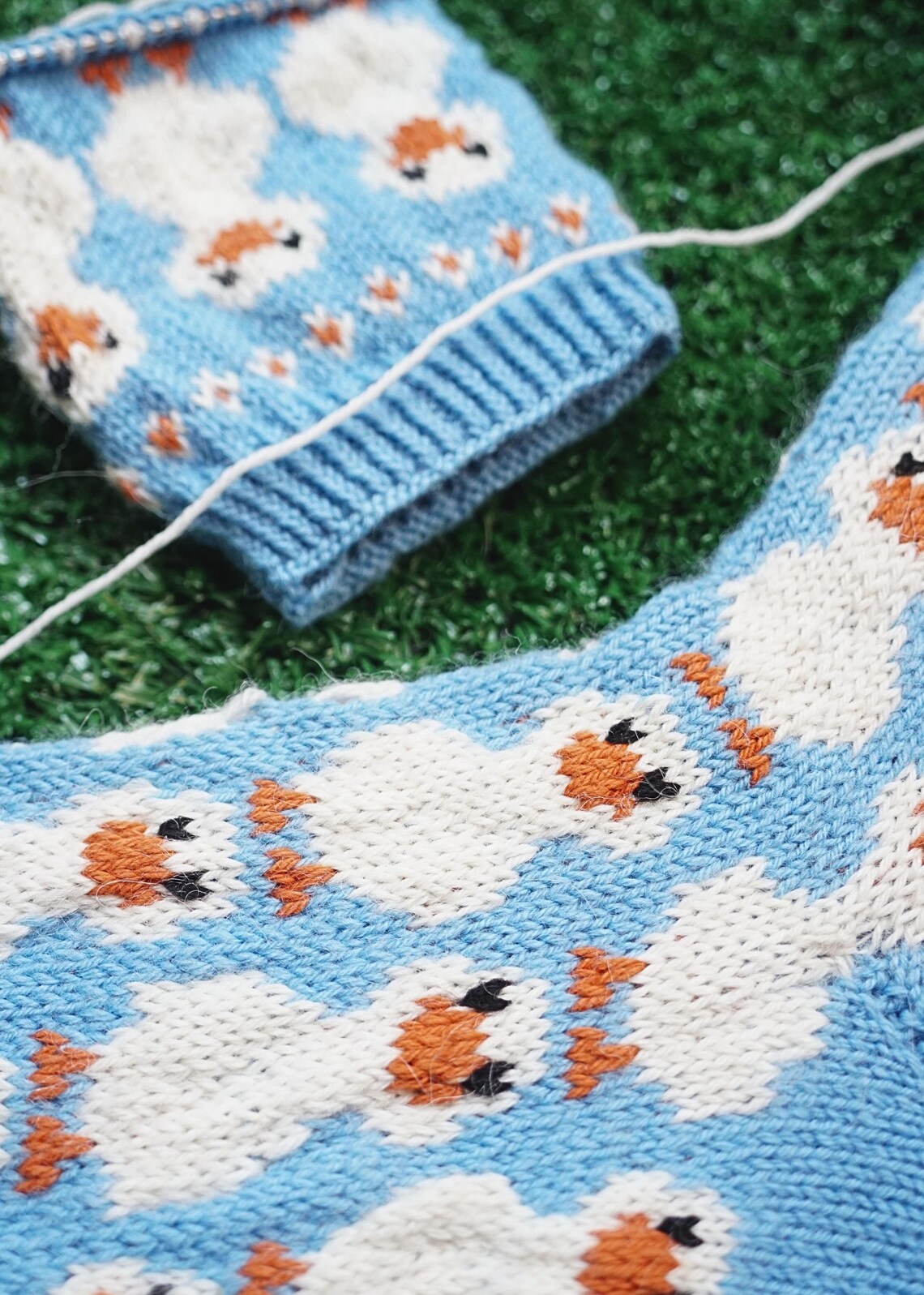 Springtime Goose Socks Knitting Pattern – Whimsical Spring Colorwork ...
