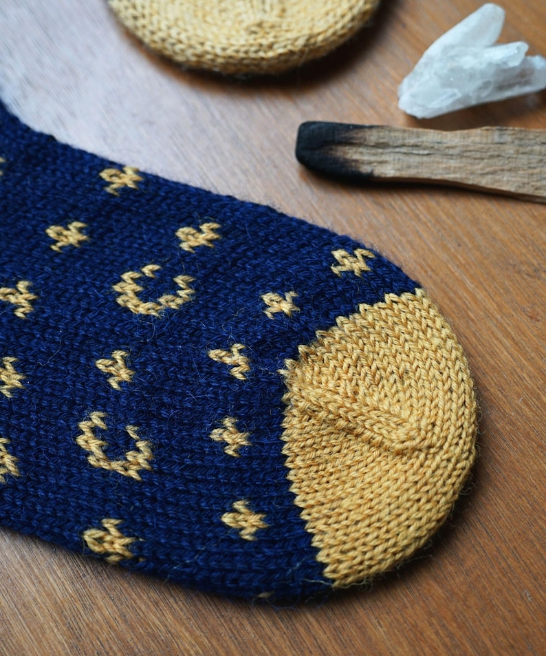 Night Sky Sock Knitting Pattern, Celestial Sock Knitting Pattern ...