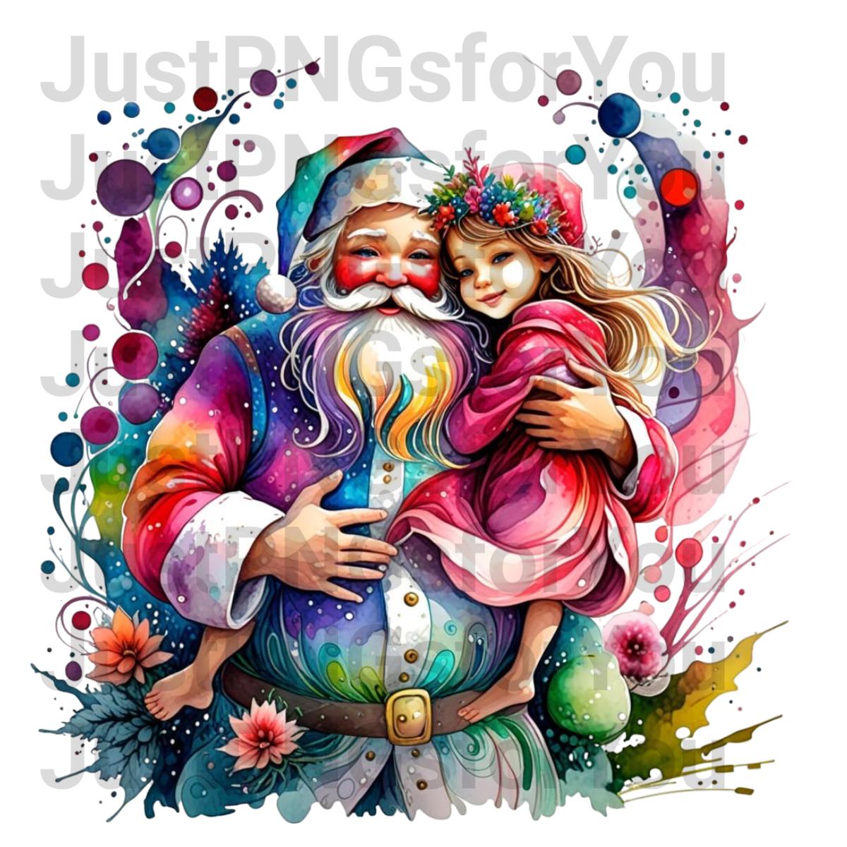 CLIPART - Holiday Bundle (5 Images) - Santa - Reindeer - Elves ...