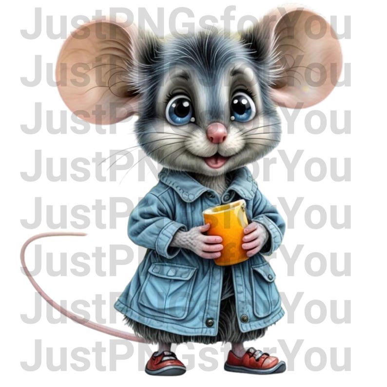 CLIPART - Mouse - (3 Images) - Female Mouse - Cartoon - Whimsical ...