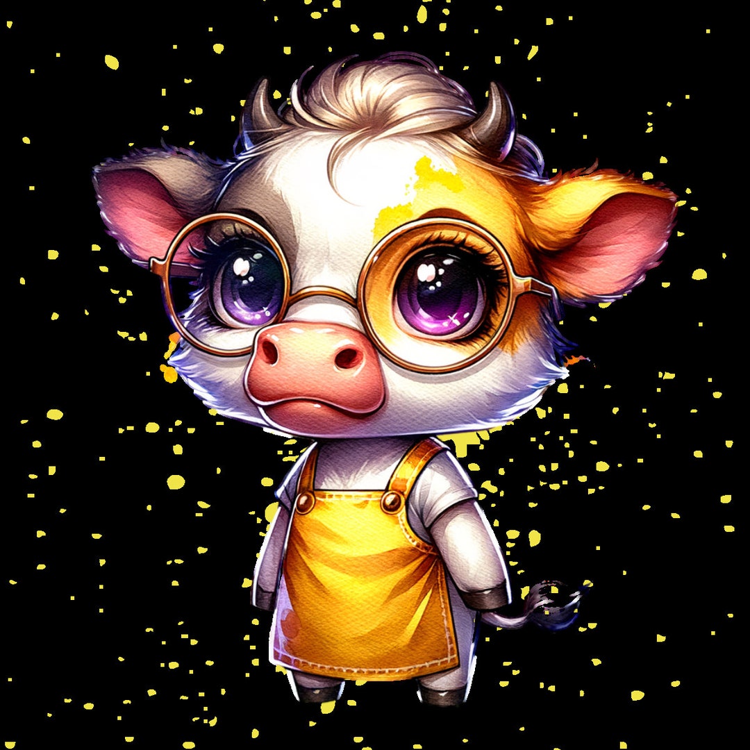 CLIPART - Cow - (4 Images) - Farm Animals - Image Download - Design ...